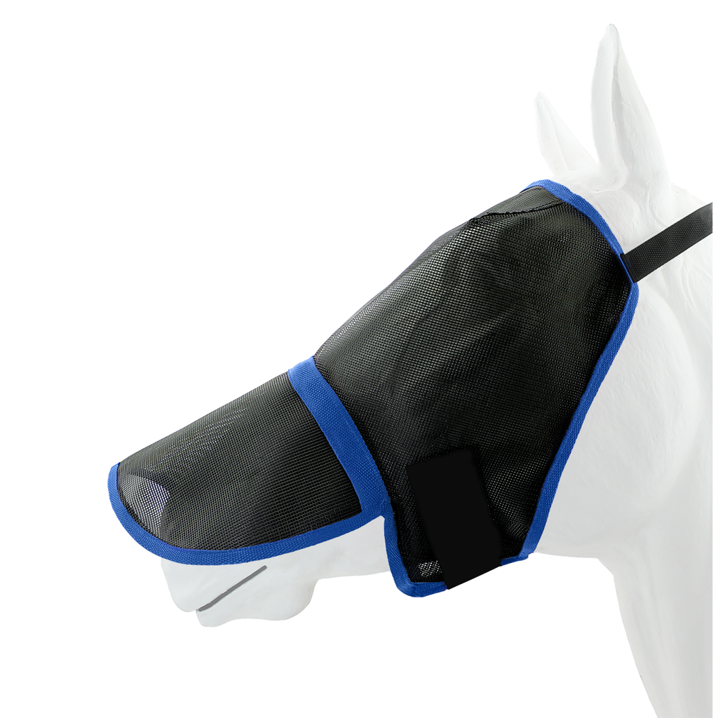 Capriole Fly Mask Webbing with Nose – Orange Horse