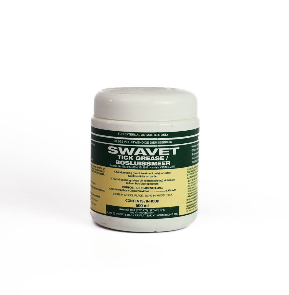 Swavet Tick Grease 500g – Orange Horse